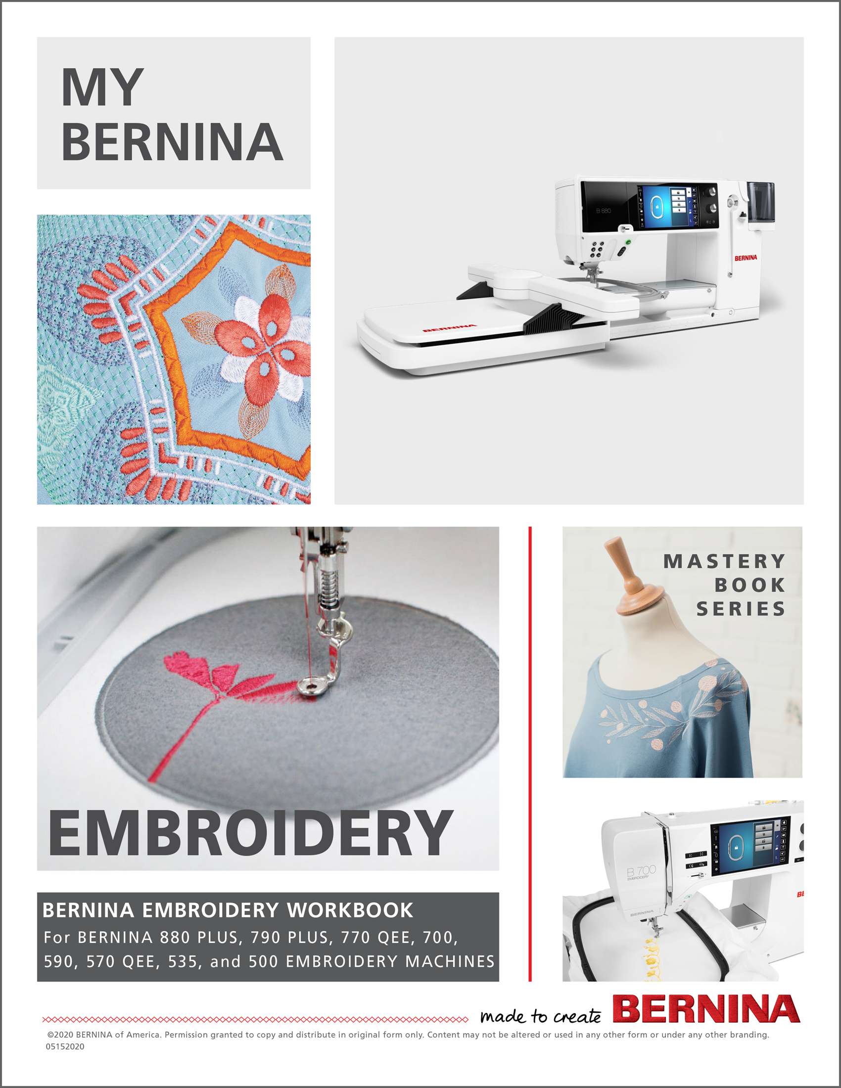 Embroidery - Learn & Create - BERNINA