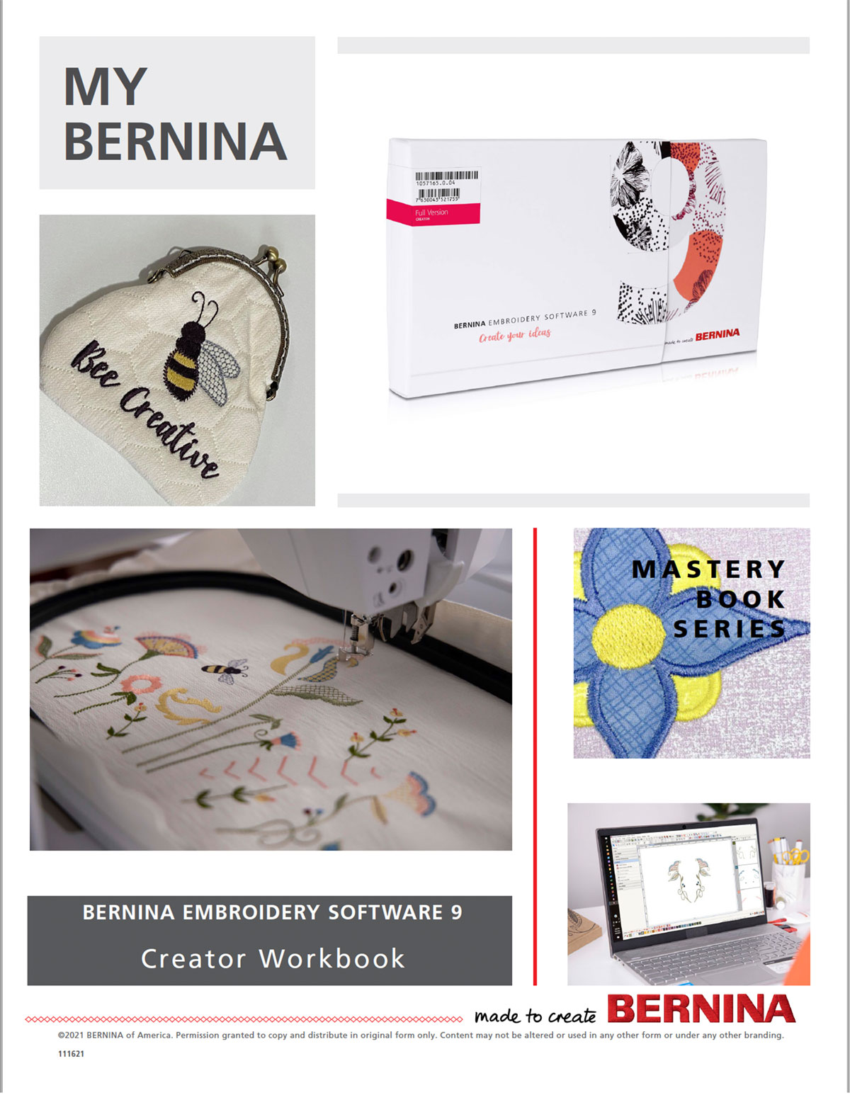 Software 9: Creator Guide Workbook - Learn & Create - BERNINA