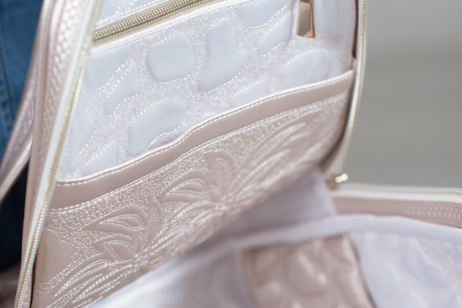 Gequilteter Rucksack von Valentina - BERNINA