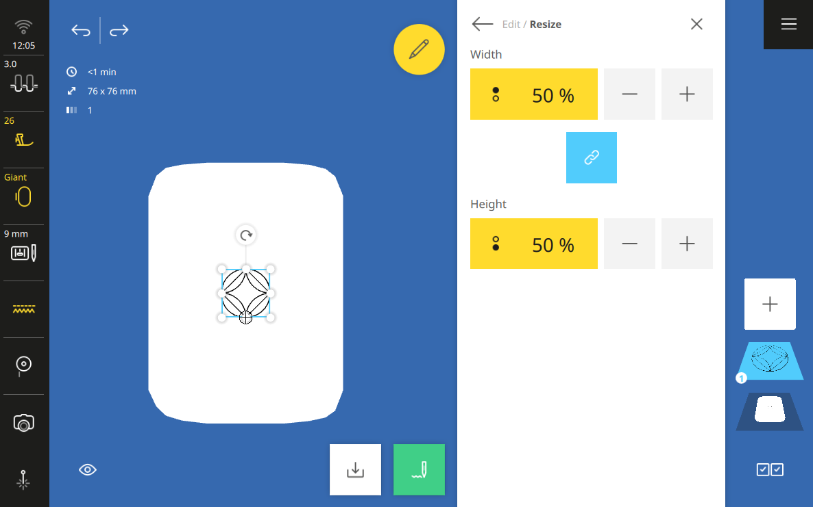 "LOVE" Pillow - BERNINA