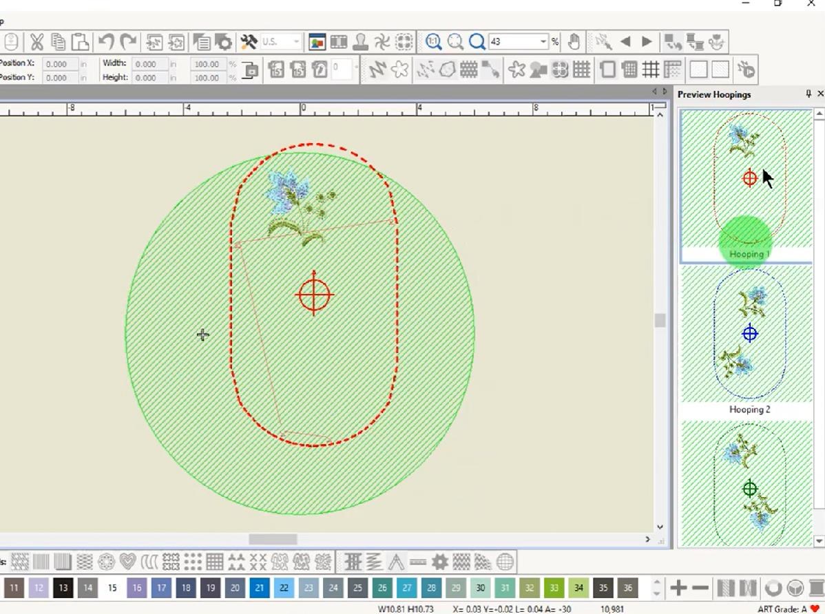 Multi-Hooping | BERNINA embroidery tips - BERNINA