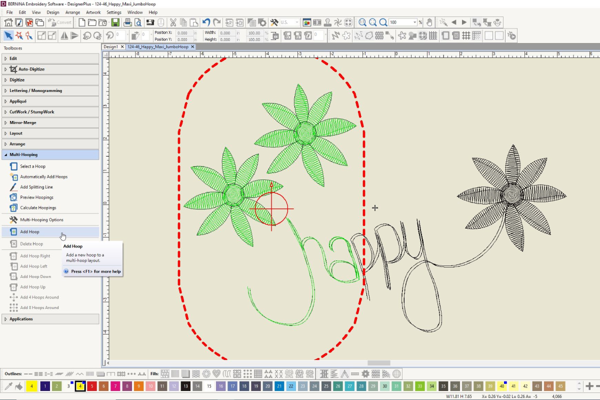 Multi-Hooping | BERNINA embroidery tips - BERNINA