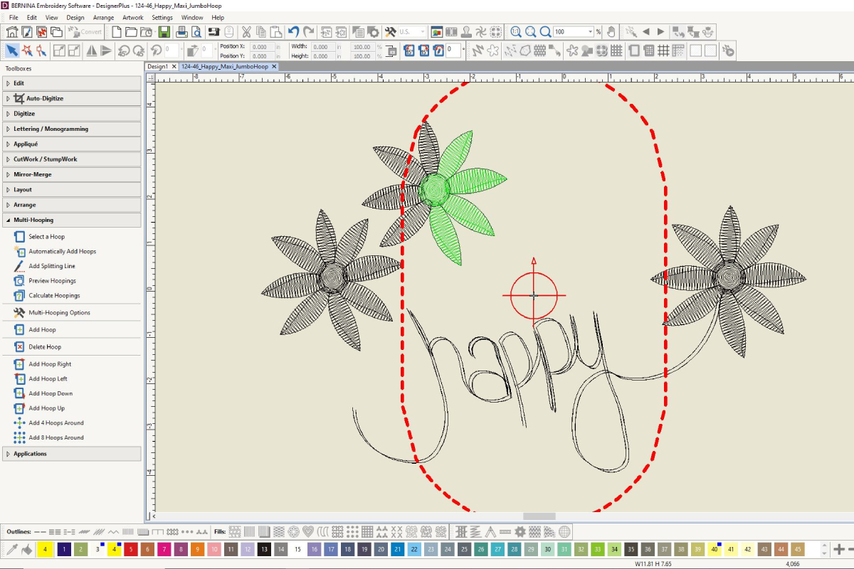 Multi-Hooping | BERNINA embroidery tips - BERNINA