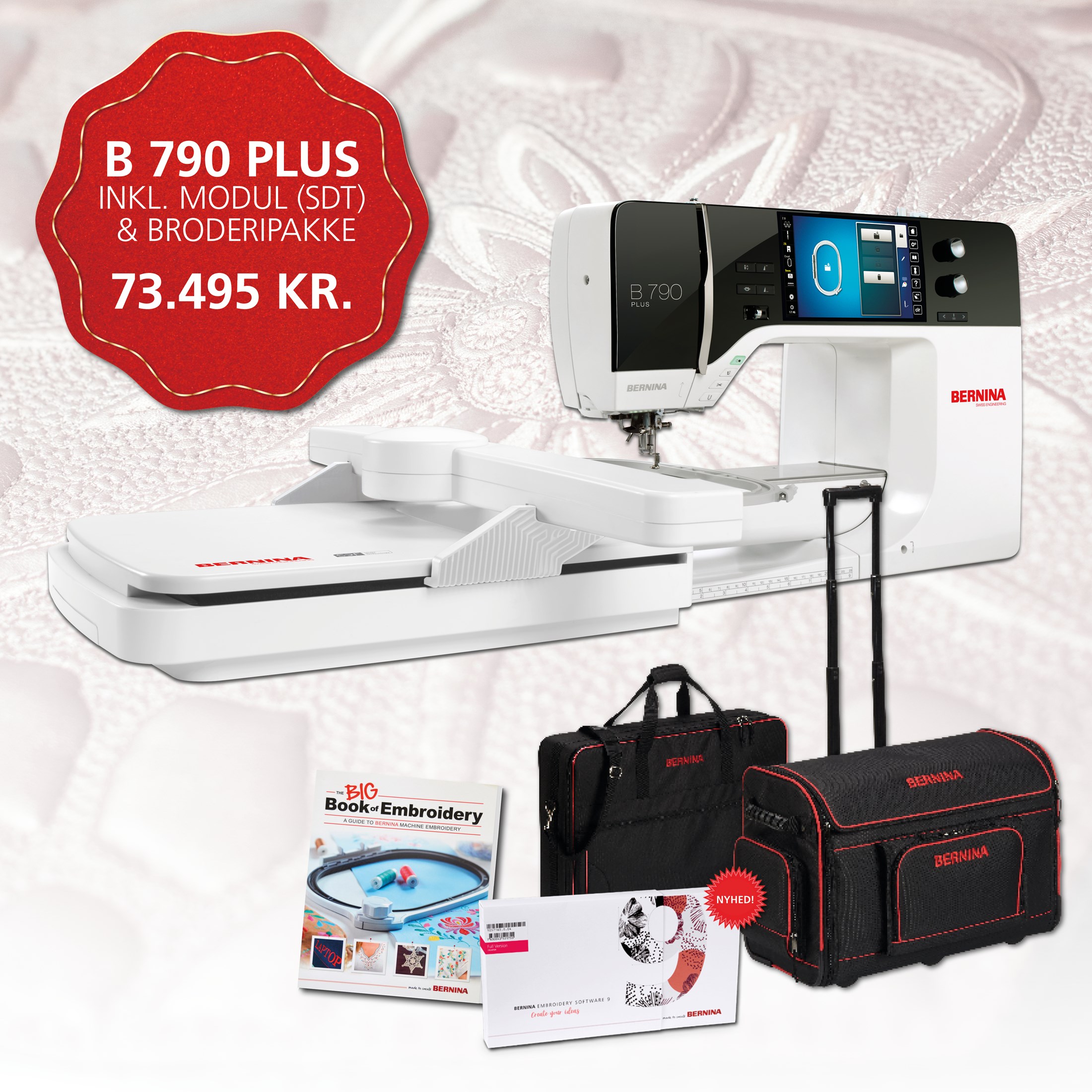 Landing Page Broderi - Handlinger og kampagner - BERNINA