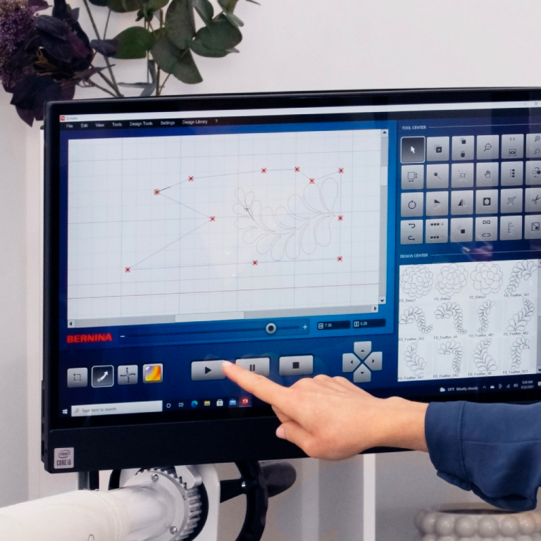 BERNINA Q-matic: Longarm Quilting Automation System - BERNINA