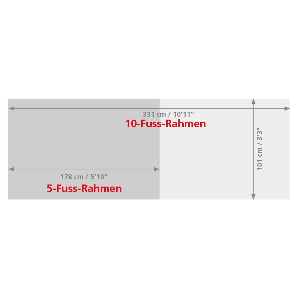 BERNINA Studio Frame - the modular frame - BERNINA