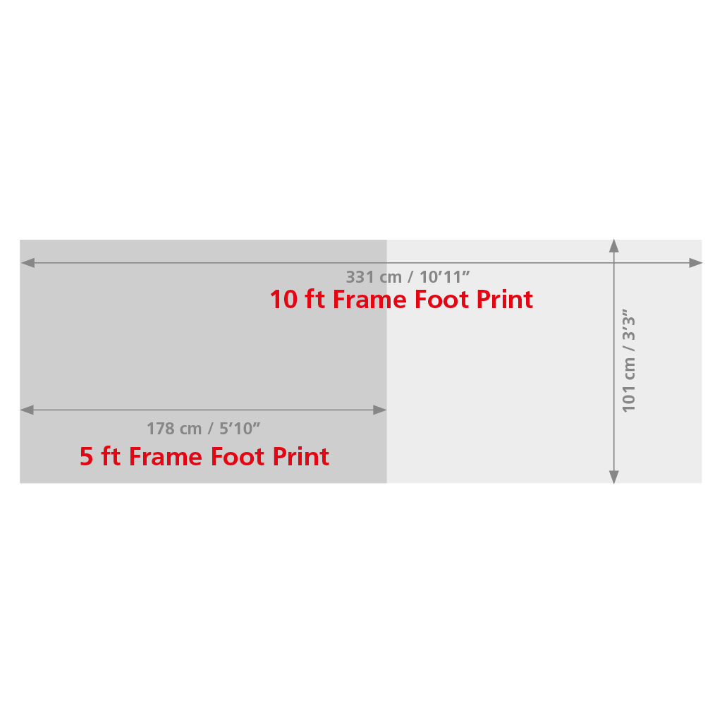 BERNINA Studio Frame - the modular frame - BERNINA