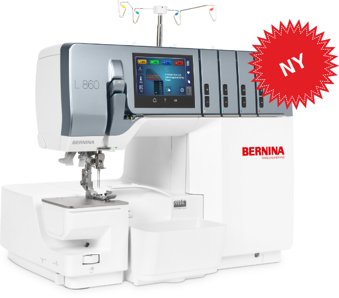 BERNINA L 860 – Overlockmaskinen med pekskärm - BERNINA