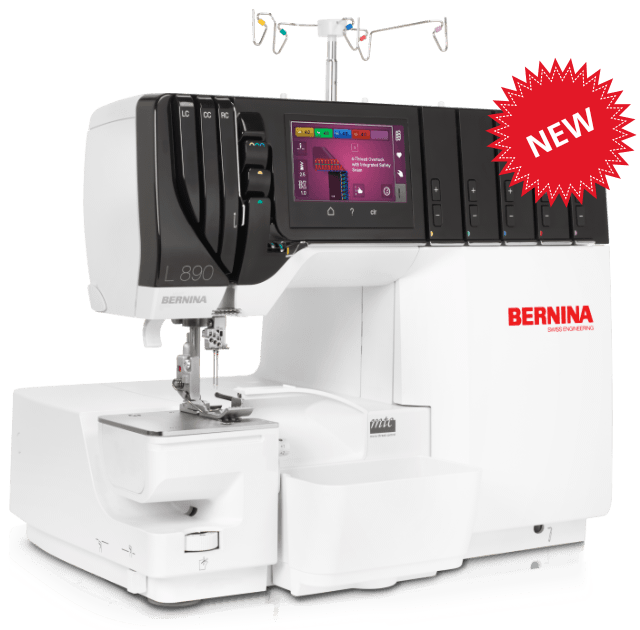 L 890 - The revolutionary Overlock/Coverstitch Combo - BERNINA