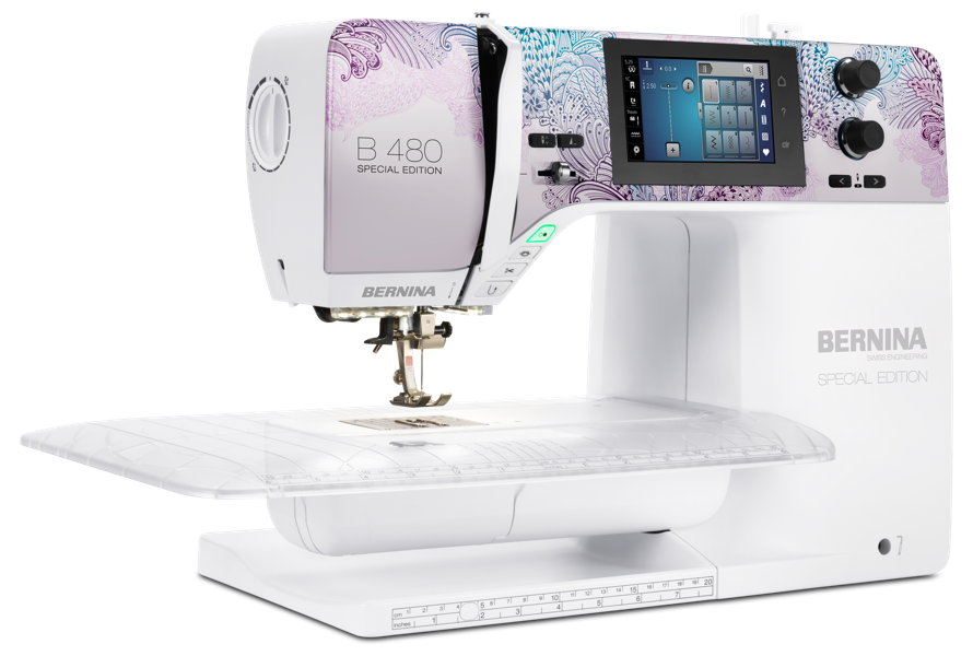 BERNINA 480 Special Edition - Pretty as a peacock - BERNINA