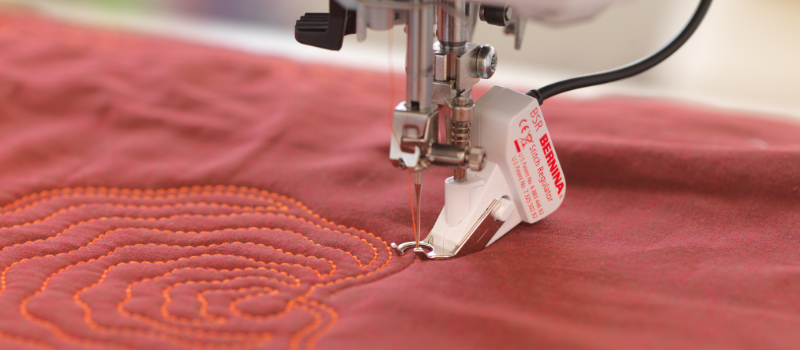 The BERNINA 820 QE with the BERNINA Stitch Regulator (BSR) – be ...