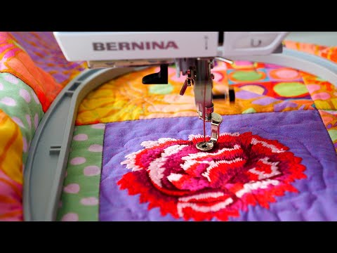 BERNINA 570 QE Kaffe Edition - Blooms for your sewing room - BERNINA