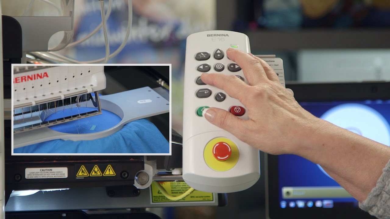 BERNINA E 16 PRO – BERNINA multi-needle embroidery - BERNINA