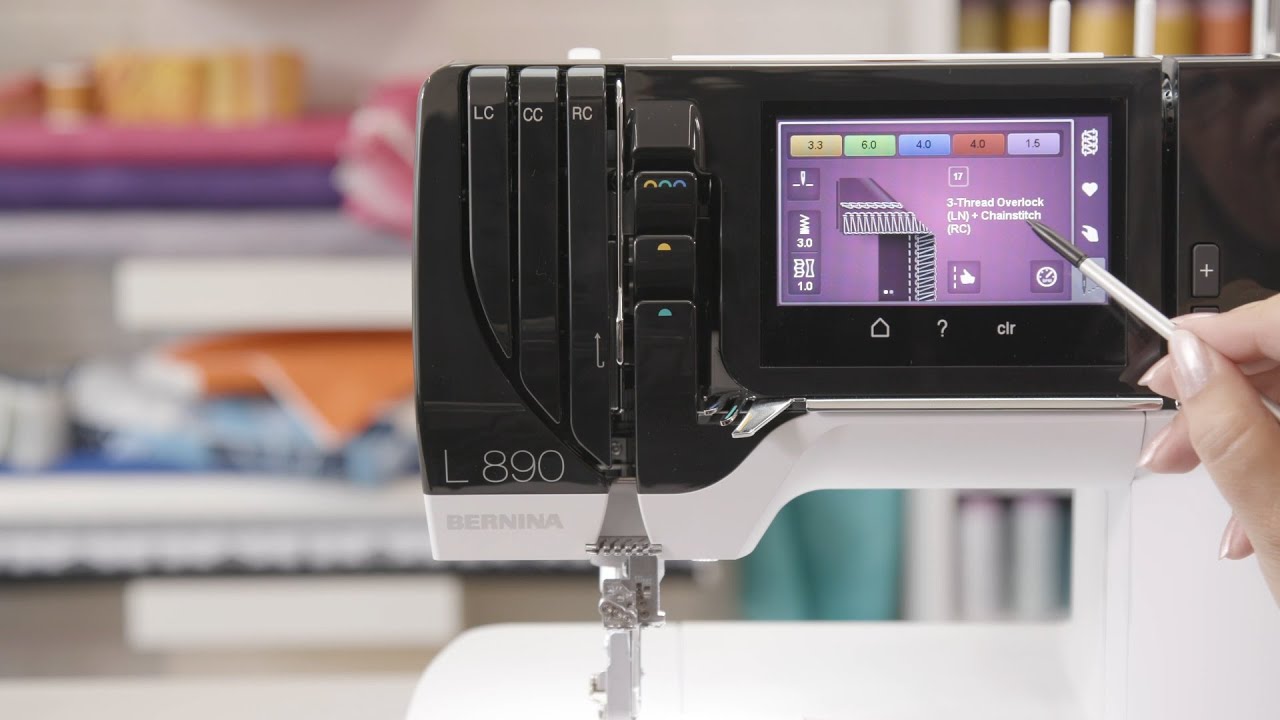 L 890 - Die revolutionäre Overlock/Coverstich-Combo - BERNINA