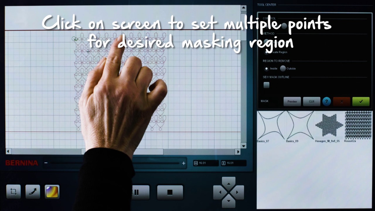 BERNINA Q-matic: Longarm Quilting Automation System - BERNINA