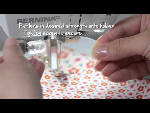 Perfect visibility at a glance with the BERNINA Magnifying Lens Set ...