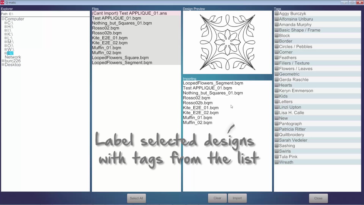 BERNINA Q-matic: Longarm Quilting Automation System - BERNINA