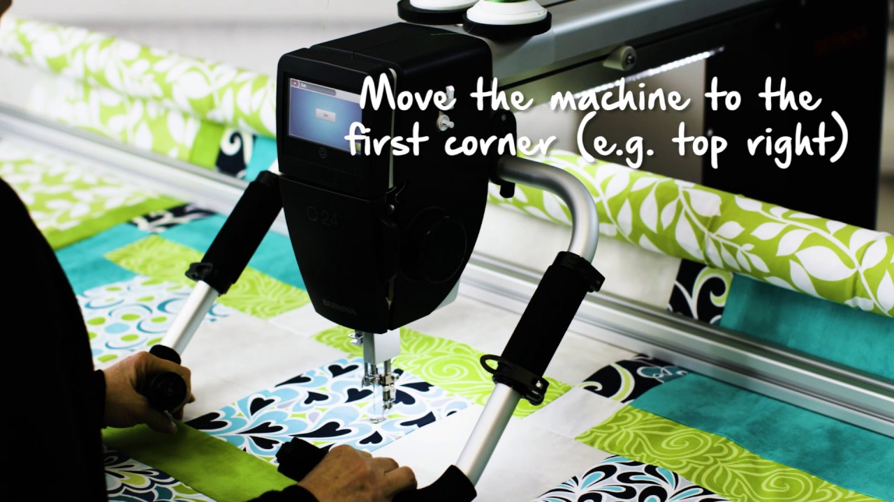 BERNINA Q-matic: Longarm Quilting Automation System - BERNINA