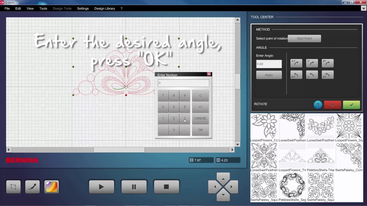 BERNINA Q-matic: Longarm Quilting Automation System - BERNINA