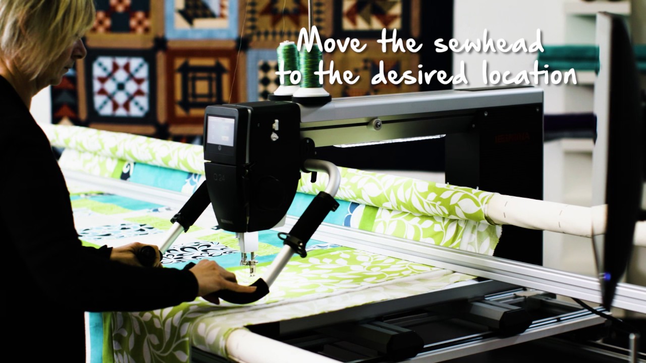 BERNINA Q-matic: Longarm Quilting Automation System - BERNINA