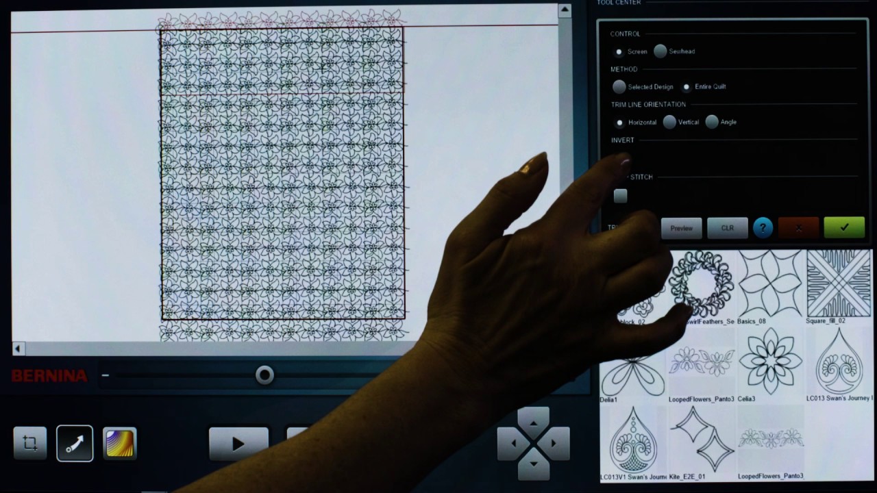 BERNINA Q-matic: Longarm Quilting Automation System - BERNINA