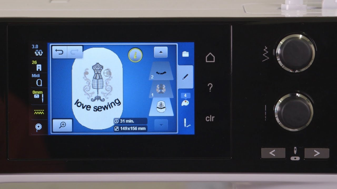 B 535 - the perfect machine for passionate Sewists! - BERNINA