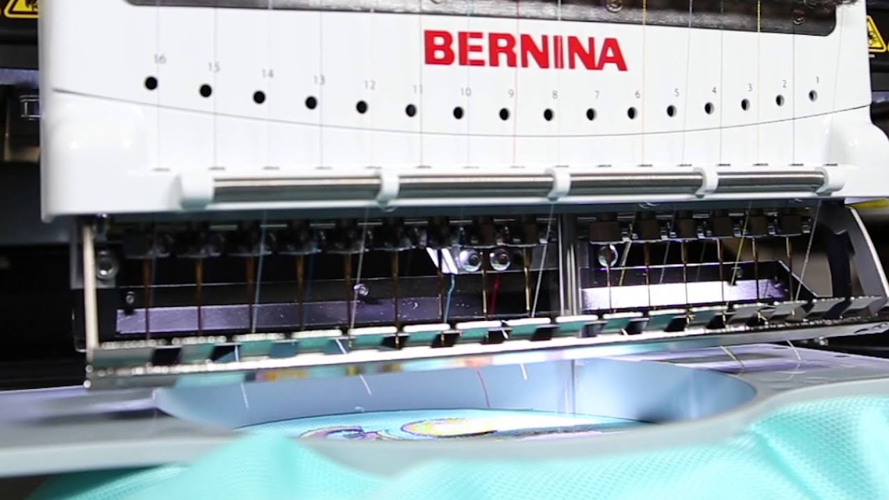 BERNINA E 16 PLUS – the first BERNINA multi-needle embroidery machine ...