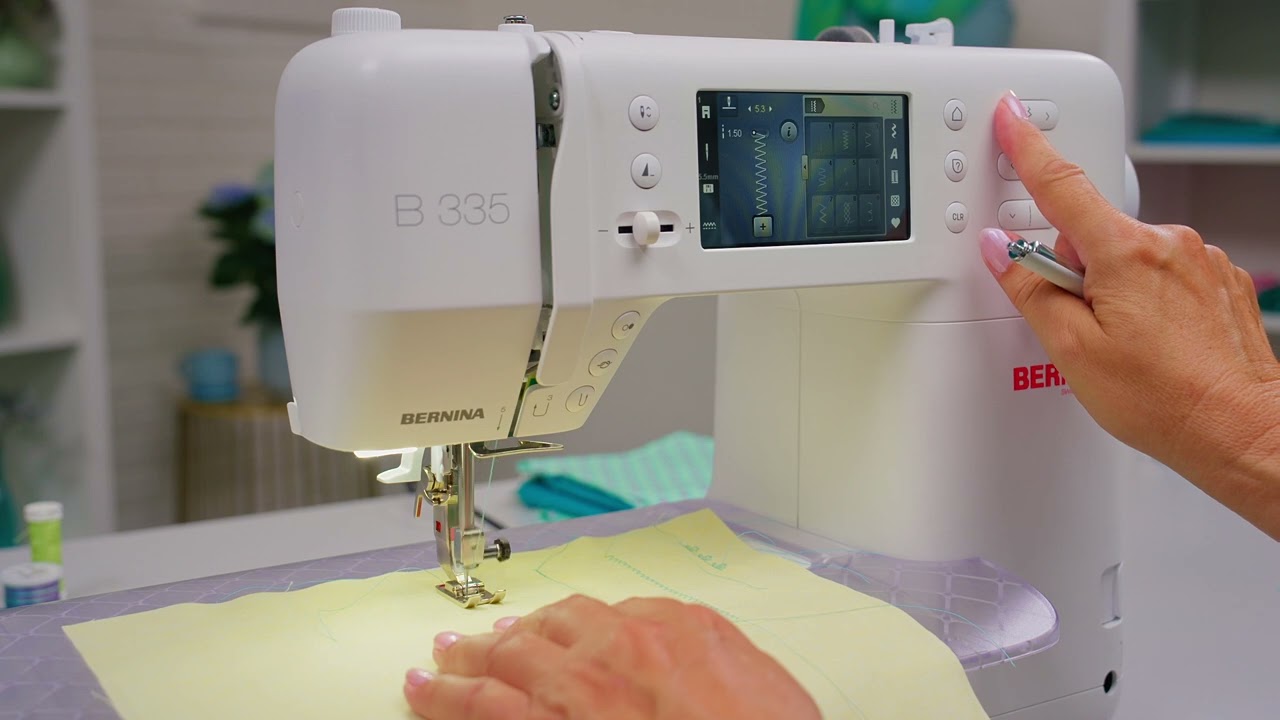 BERNINA 335 - the perfect sewing machine for beginners - BERNINA