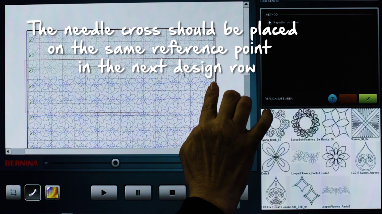 BERNINA Q-matic: Longarm Quilting Automation System - BERNINA