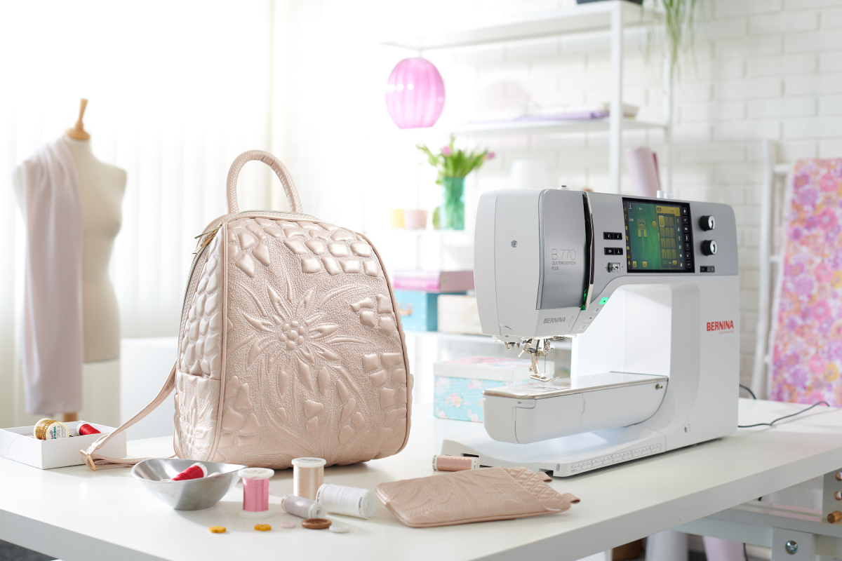 Gequilteter Rucksack von Valentina - BERNINA