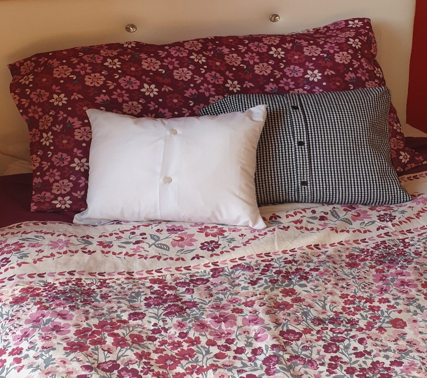 Rebecca's Upcycled Cushion Project - BERNINA