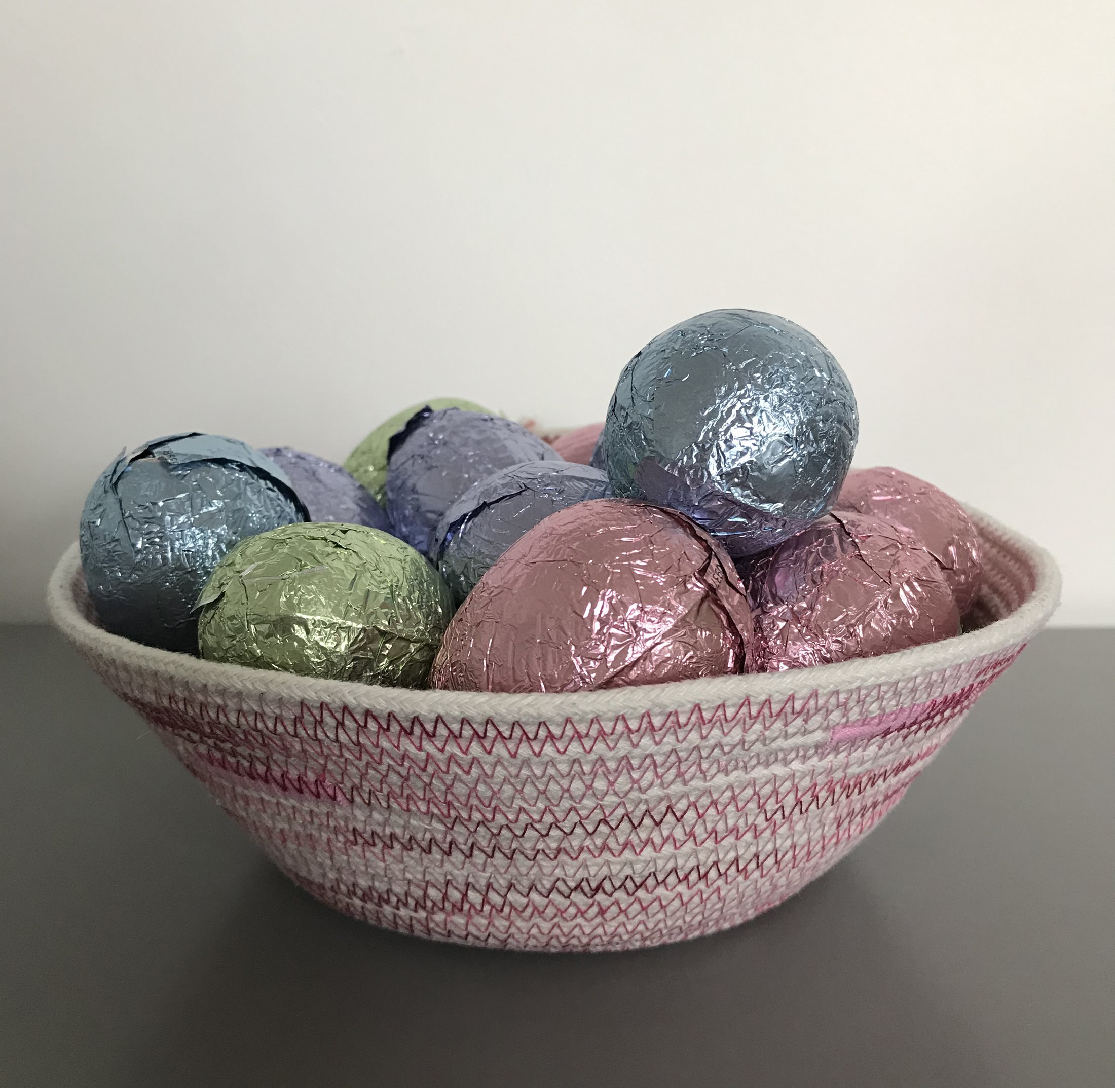 Steph's Easter Rope Bowls Project - BERNINA