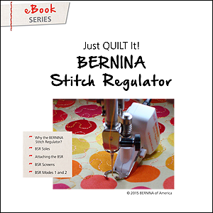 Just QUILT It: BERNINA Stitch Regulator - Learn & Create - BERNINA