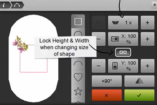 Tool Tip: B 880 Shaping Feature - Learn & Create - BERNINA