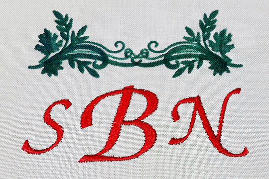 Unique Monograms: DesignWorks Teams Up with BERNINA Embroidery Software ...