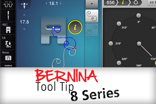 Tool Tip: B 880 Multi Directional Stitching - Learn & Create - BERNINA