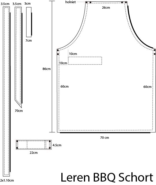 Leren BBQ schort - Kennis & Inspiratie - BERNINA